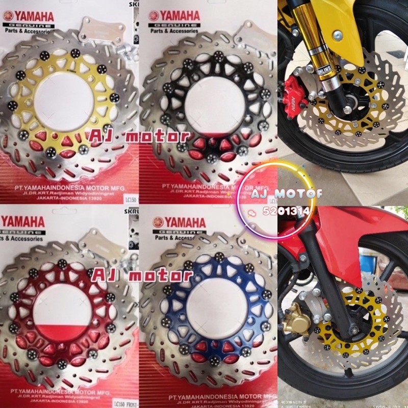 YAMAHA Y15ZR V1 V2 / Y16ZR 290MM FRONT DISC PLATE WITH BRACKET Y15 Y16 ...