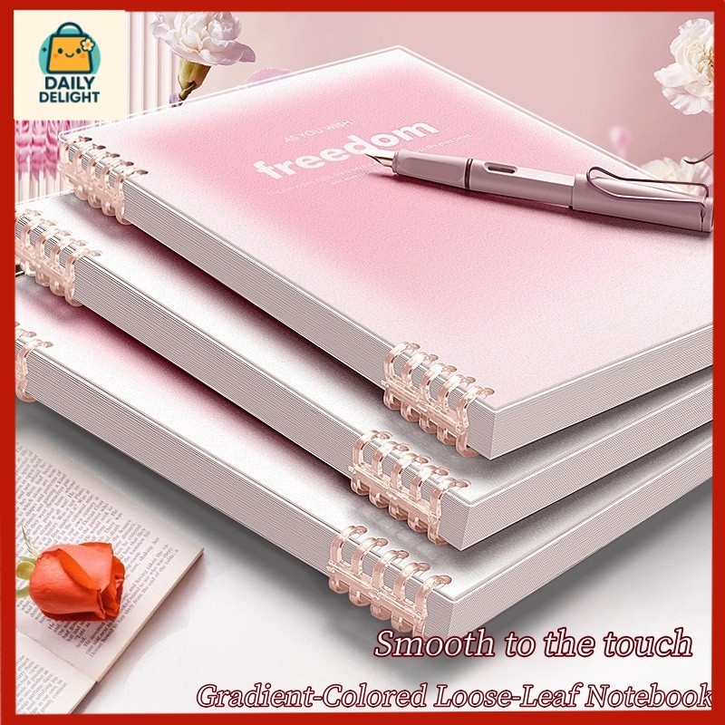 A5/B5 Binder Loose-Leaf Notebook 60 Sheets Lined Book Gifts Korean Stationery School Supplies ...