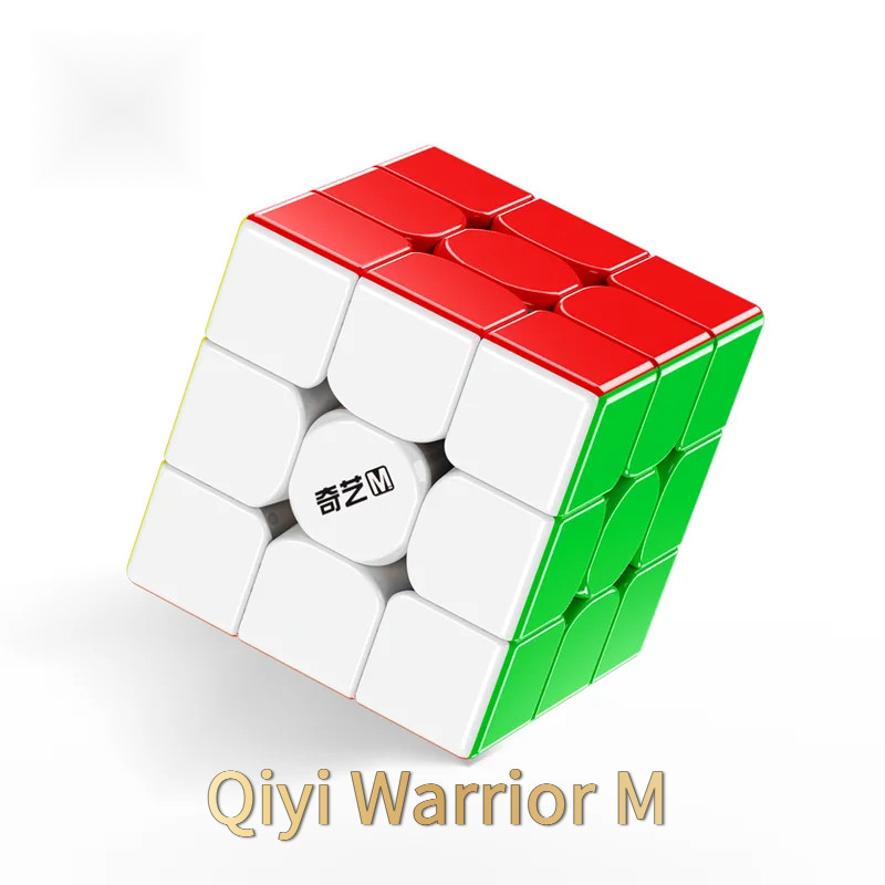 Qiyi Warrior M UV 3X3 Magnetic Magic Speed Cube Stickerless Fidget Toys ...