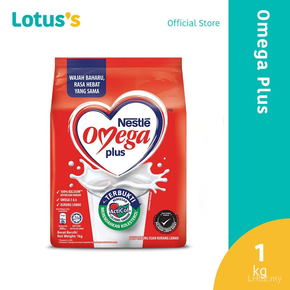 Nestlé Omega Plus Milk Powder 1kg | Shopee Malaysia