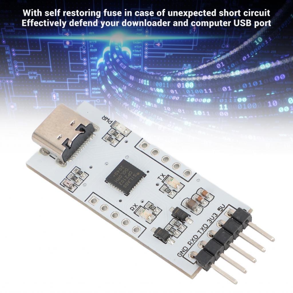 Alwaysonline USB To TTL Serial Module C Uart Full Function Modem Signals Easy Connect with Light ...