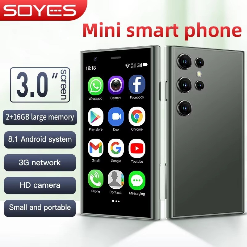 S23 Pro mini size 3inch cell phone small size smartphone android 8.1 ...