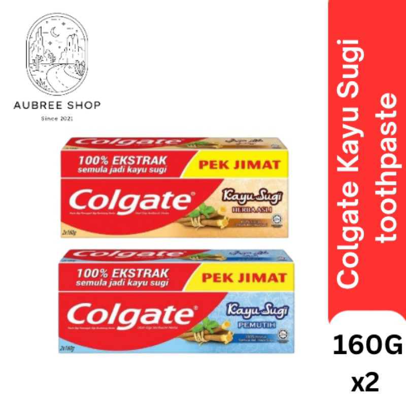 COLGATE KAYU SUGI TOOTHPASTE TWINPACK 160G X 2 | Shopee Malaysia