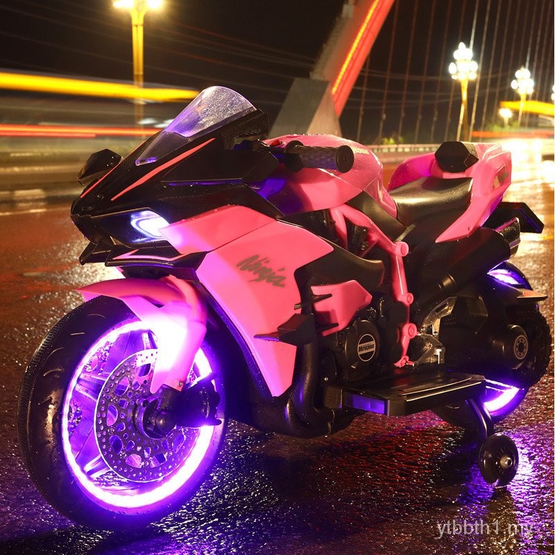 Motosikal dua tayar elektrik kanak-kanak baru 3-6-9 boleh dicas semula ...