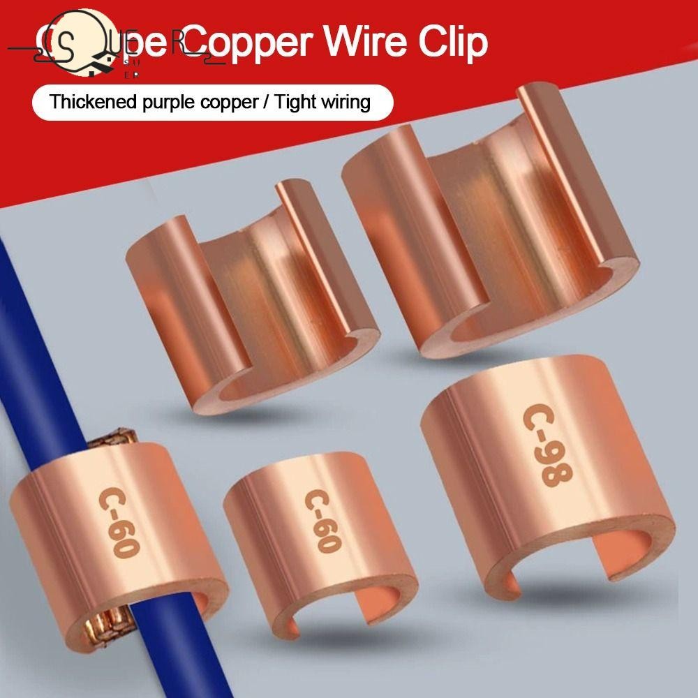 SUEREN Wire Connector, Copper C Type Copper Wire Clip, Aluminum Cable ...