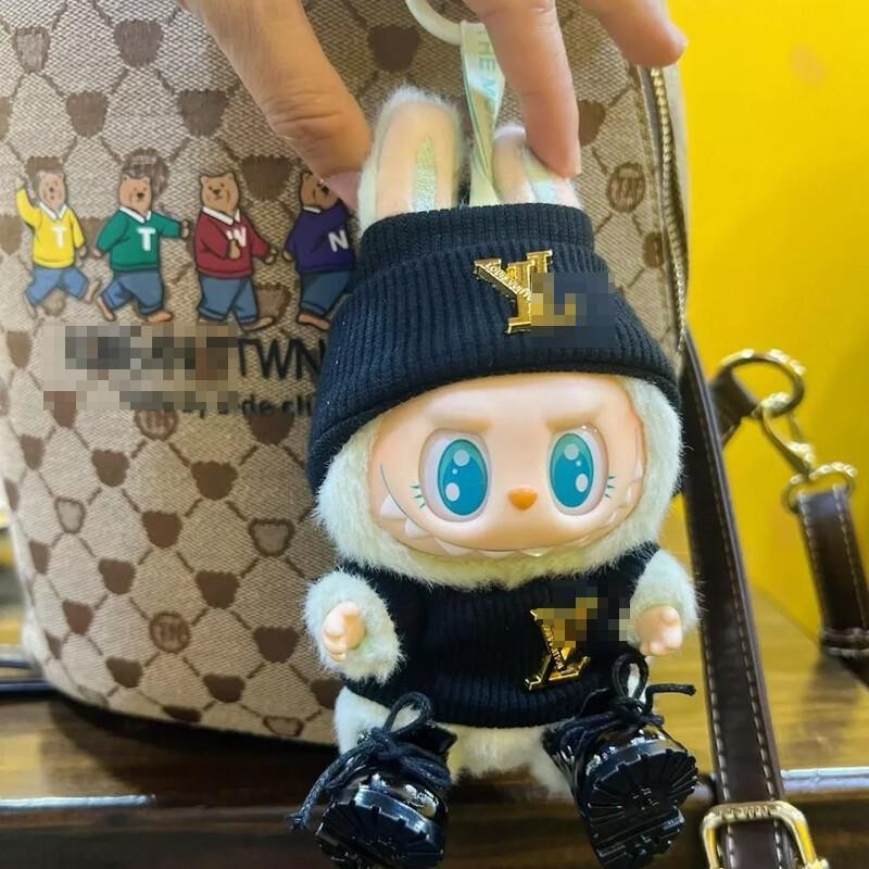 Labubu Clothes Hat Set For Labubu Macaron Doll Rompers Pants for Labubu ...