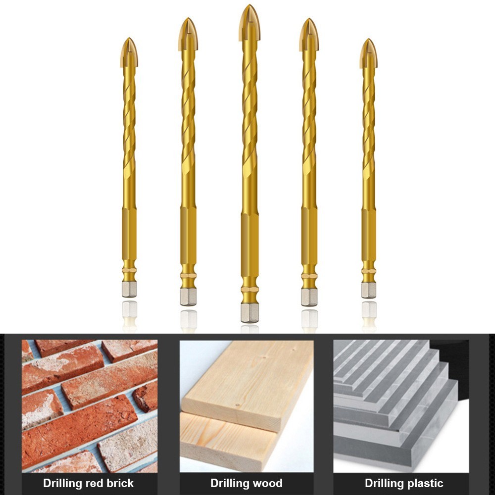 [Super] Hex Cross Triangle Drill Bit For All Ceramic Vitrified Tile ...