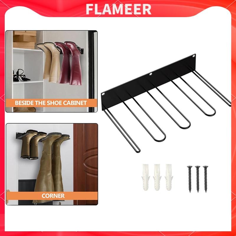 [FlameerMY] Wall Mounted Boot Rack Boot Dryer Boot Organizer Metal Wire ...