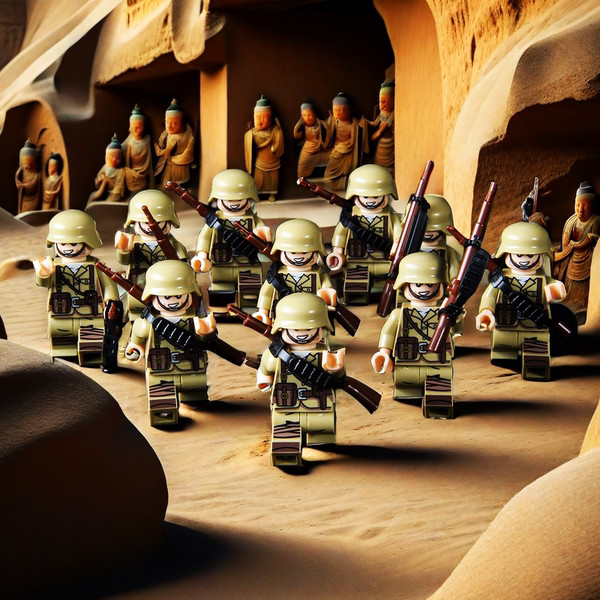 lego brick lego ninjago British, Perancis, Amerika, tentera, Perang ...