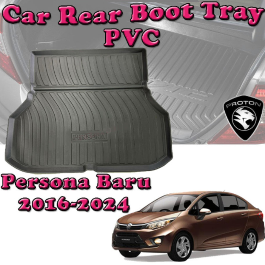 PROTON PERSONA 2016 Custom Fit Original OEM ABS Non Slip Rear Car Boot ...