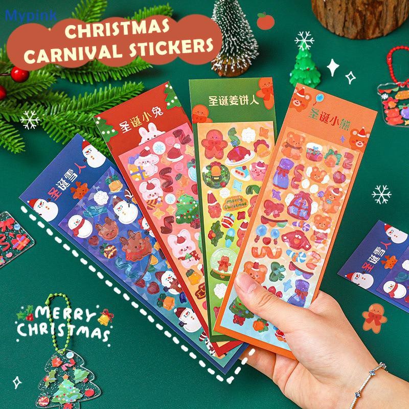 Mypink Christmas Stickers Pendant Crafts Creative Christmas Stickers ...