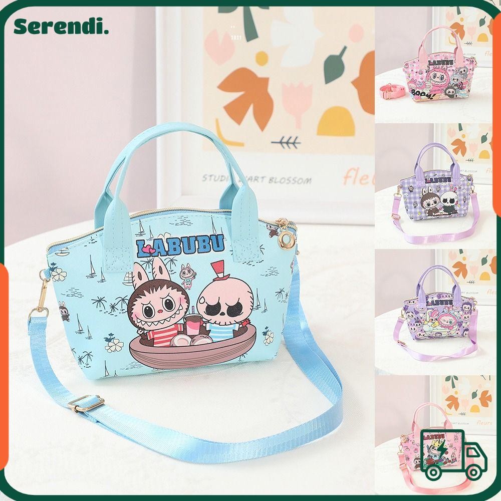 SERENDI Labubu Crossbody Bag, Multifunctional Pu Leather Shoulder Bag ...