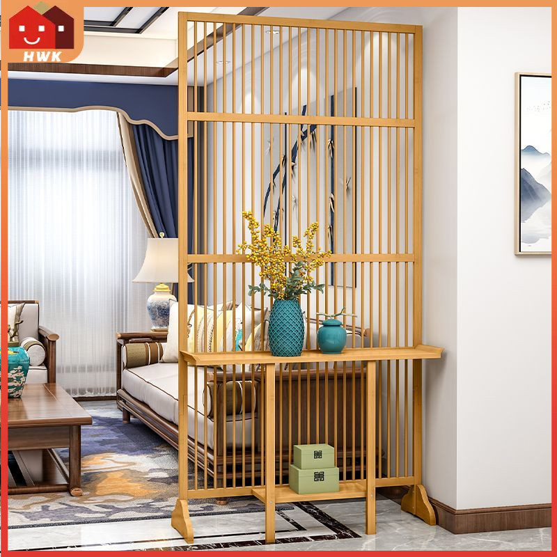 partition divider Customized New Chinese Screen Solid Wood Partition ...