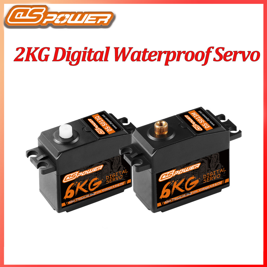 DSpower 6KG Waterproof Servo Metal Gear Digital Servo Motor For 1/10 1/ ...