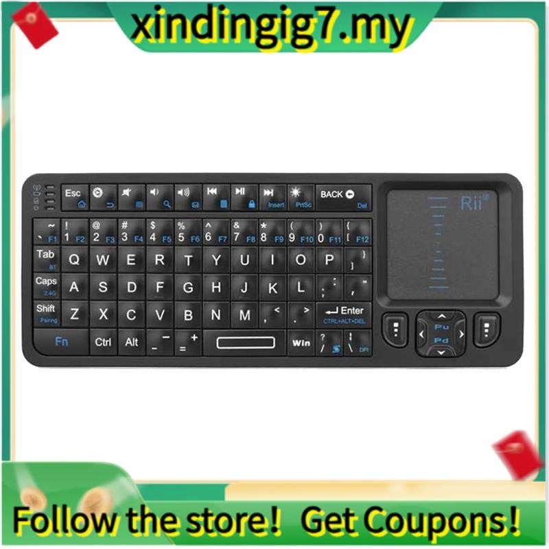 【IN STOCK】Mini Bluetooth Keyboard, Backlit Wireless Keyboard with IR ...