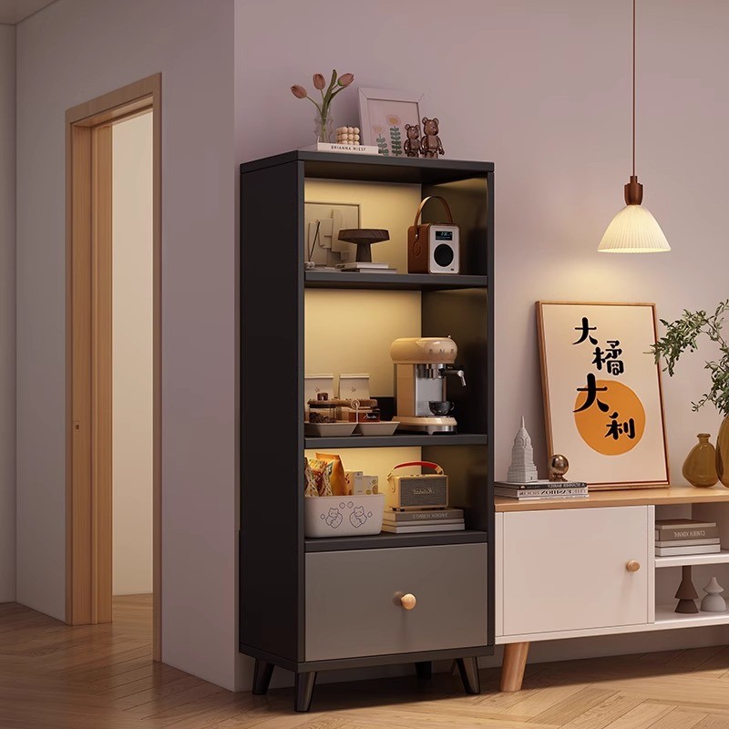 Rak buku kabinet penyimpanan kabinet rendah lantai rumah kabinet ...