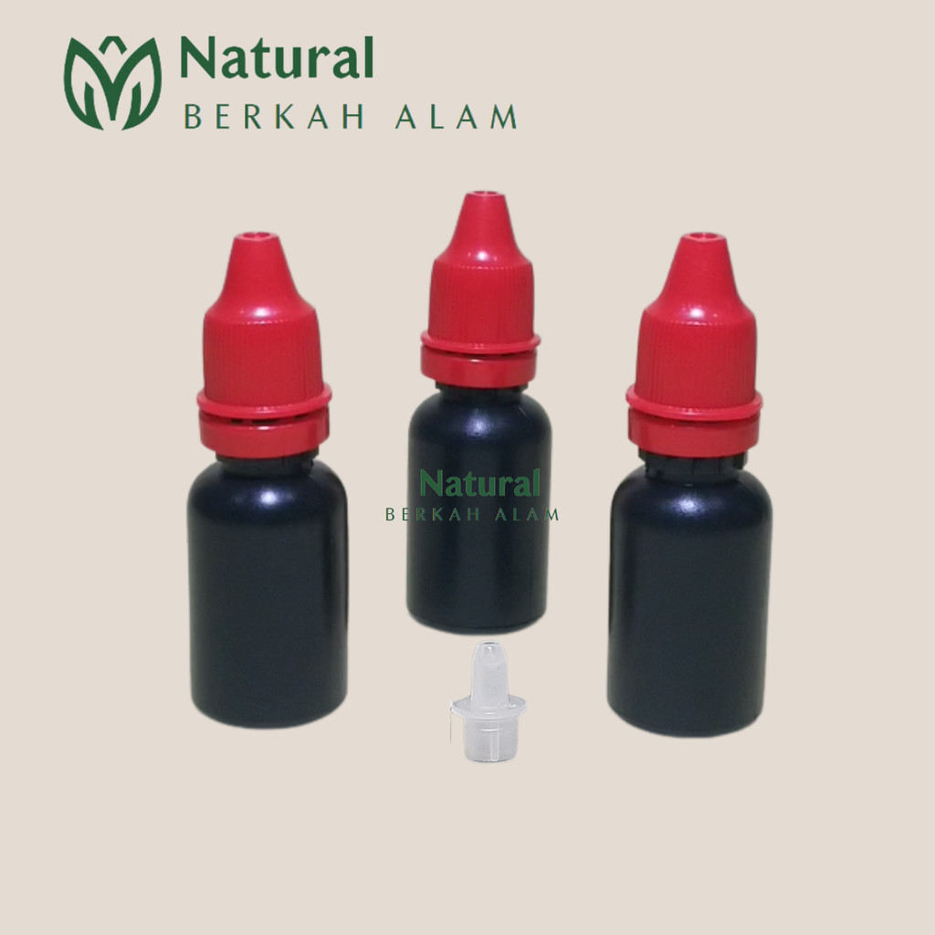 HITAM MATA 15 Ml Black Eye Drop Bottle Natural Sumpel Seal / HDPE ...