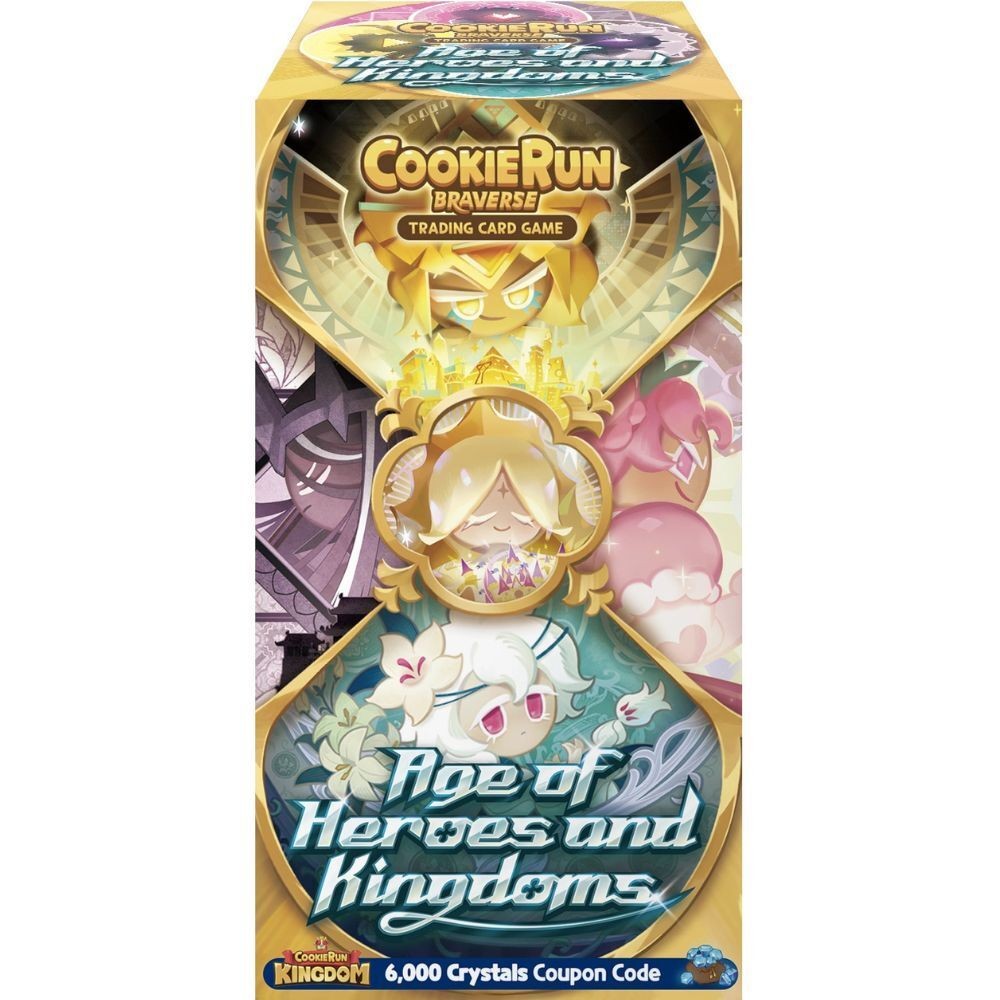 CookieRun Braverse Trading Card Game BS3+4 Age of Heroes and Kingdoms Booster Box | Shopee Malaysia