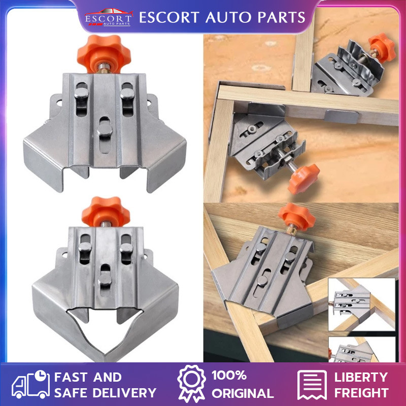 90 Degree Aluminium Alloy Corner Clamp Single Bar Woodworking Clamps ...