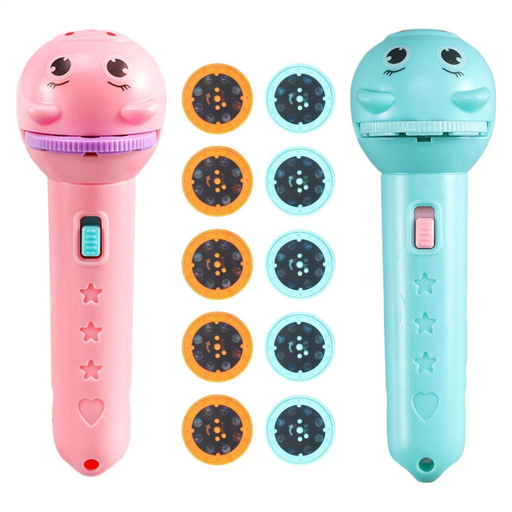 80 Cartoon Images Projector Flashlights For Kids Children Early ...