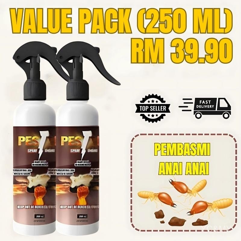 PESNAI VALUE PACK 250 ML ( PEMBASMI ANAI ANAI ORGANIK ) | Shopee Malaysia