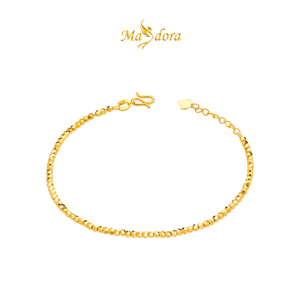 MASDORA 999 Gold Bracelet Rantai Tangan Emas ~ Golden Perlee Glitz ...