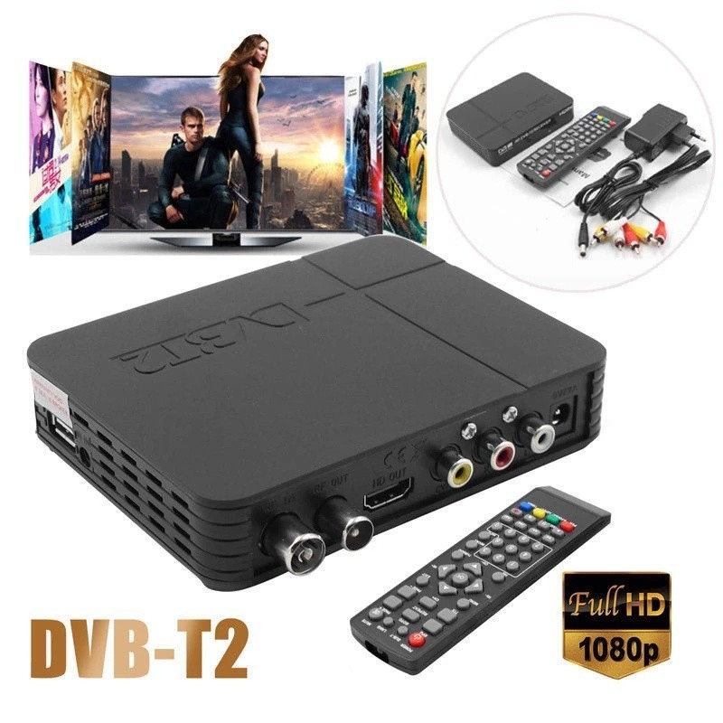 【local Stock】DVB T2 Myfreeview HD1080p Digital Set Top Box MYTV Decoder ...