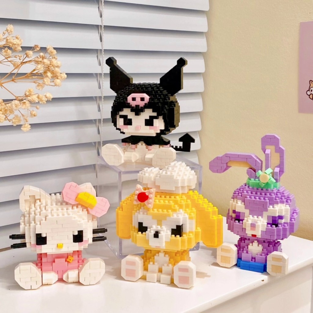 My Compatible Lego Kuromi Cartoon Building Blocks Girl Series Mini ...