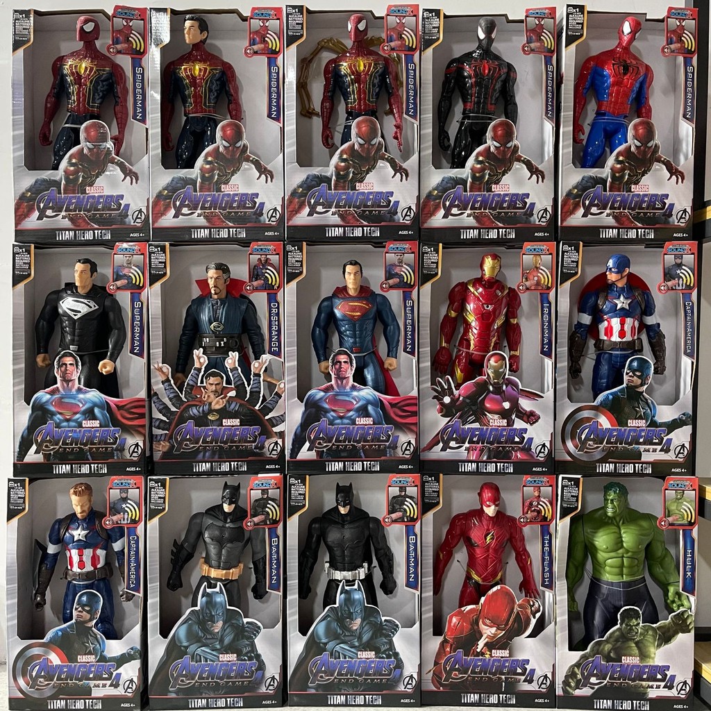 30cm Marvel The Avengers Venom Spider Man Iron Man Captain America ...