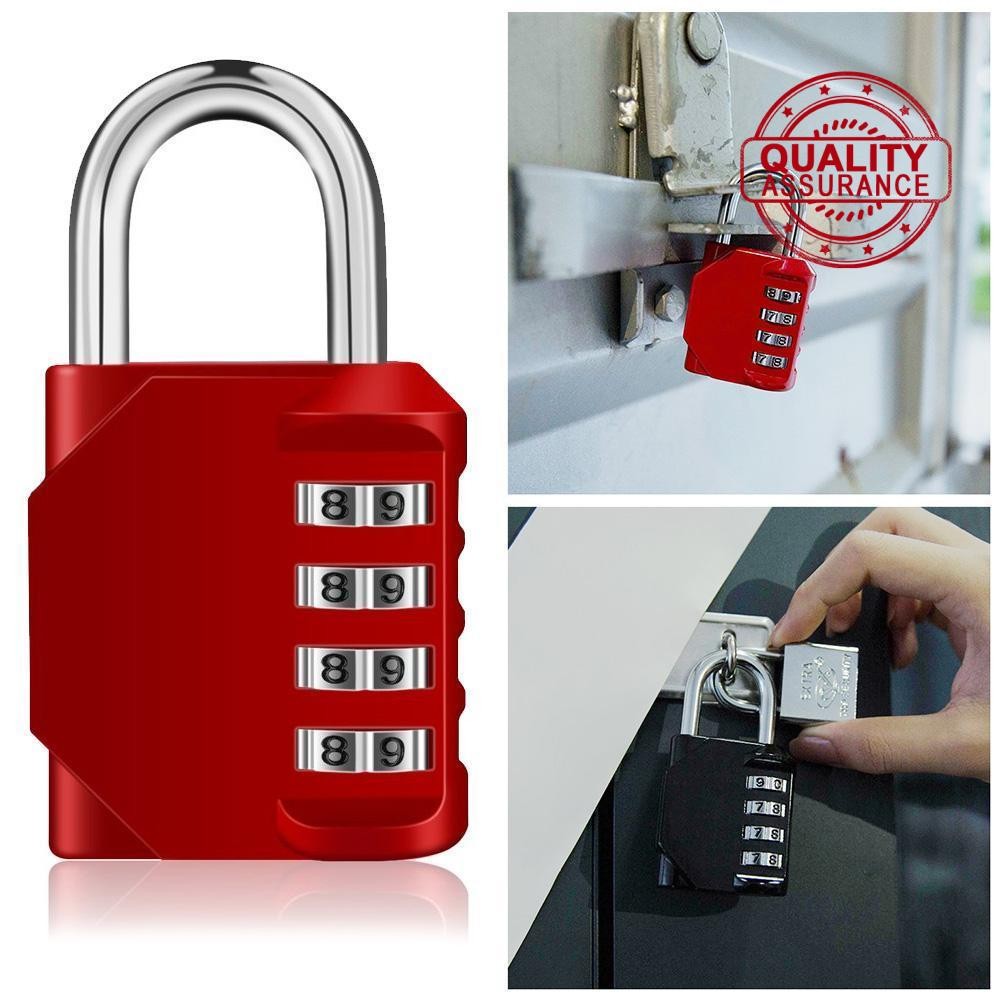 Combination Lock 4 Digit Lock Set Cabinet Door Large Oversized Password ...