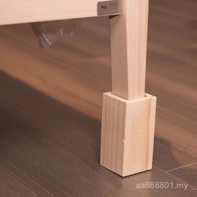Promotion Bed Leg Heightening Table Leg Heightening Solid Wood Bed Leg ...