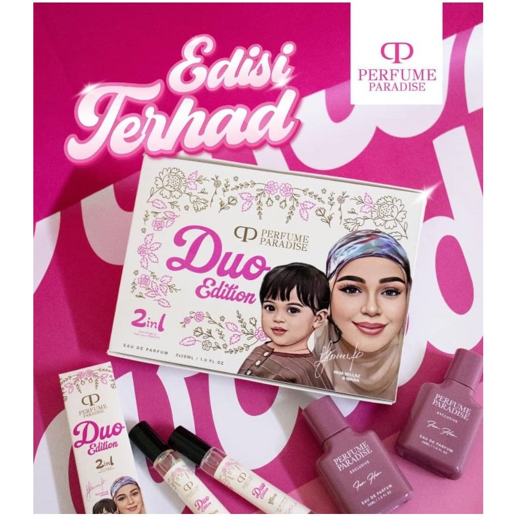 PERFUME PARADISE Duo Edition Mua Bellaz X Wara Family Diva Glam EDP ...