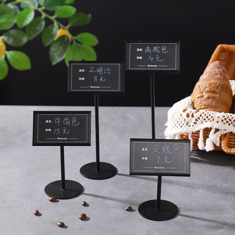 Stainless Steel Label Clip Display Card Holder Wedding Hotel Restaurant ...