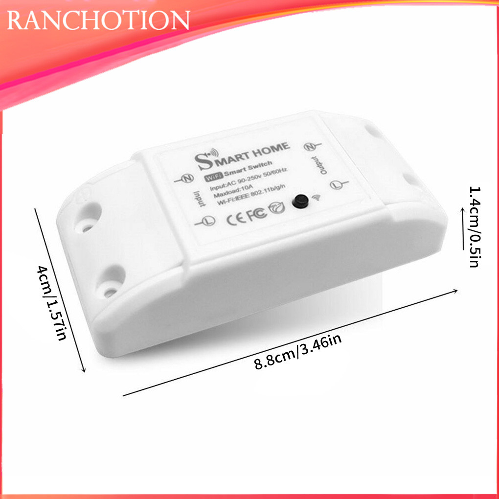 1/2/3/4/5 2.4Ghz WiFi Smart Switch App Remote Control Breaker Share ...