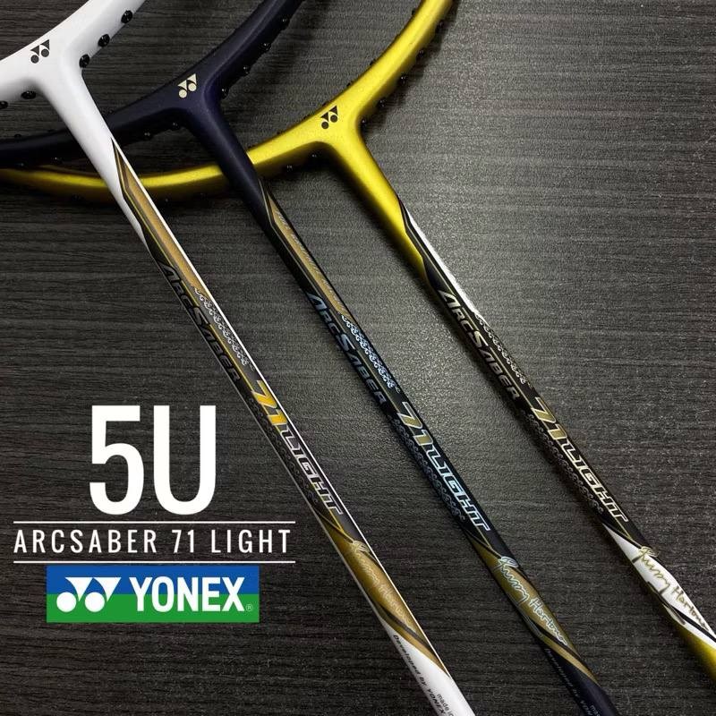 YONEX ARCSABER 71 LIGHT Racket ORIGINAL FREE STRING (MAX 30LBS) 5U ...