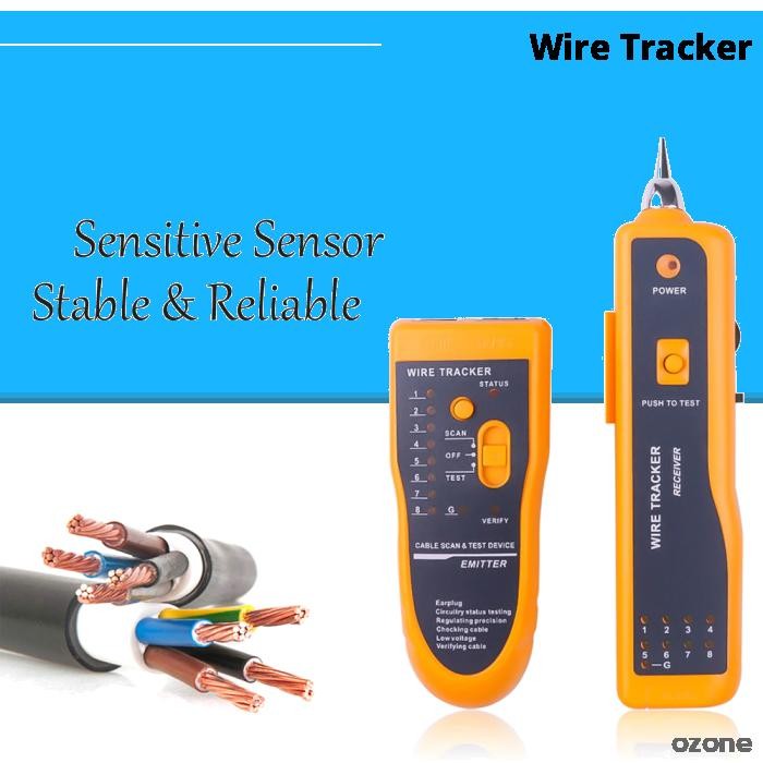 Cable Telephone Line Wire Tracker Network RJ11 RJ45 Tester Detector ...