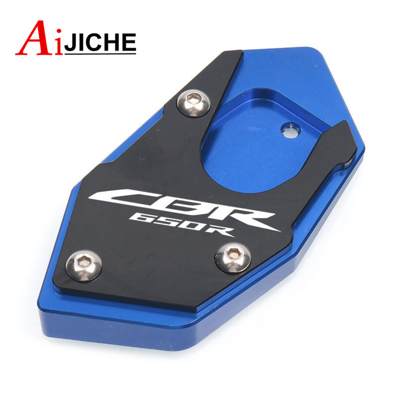 Motorcycle Cnc Kickstand Foot Side Stand Extension Pad Support Plate