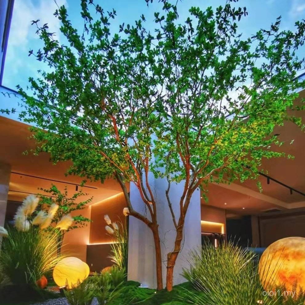 Simulation Japanese Hanging Clock Tree Large Simulation Tree Green ...