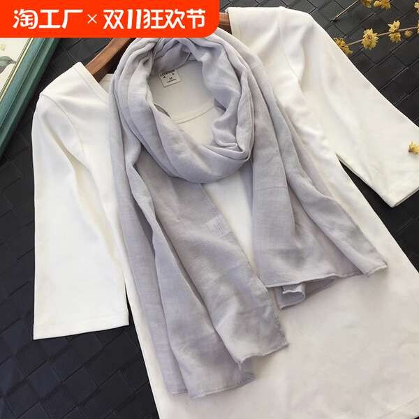 shawl chiffon selendang bahu klasik Selendang sutera panjang pendek ...