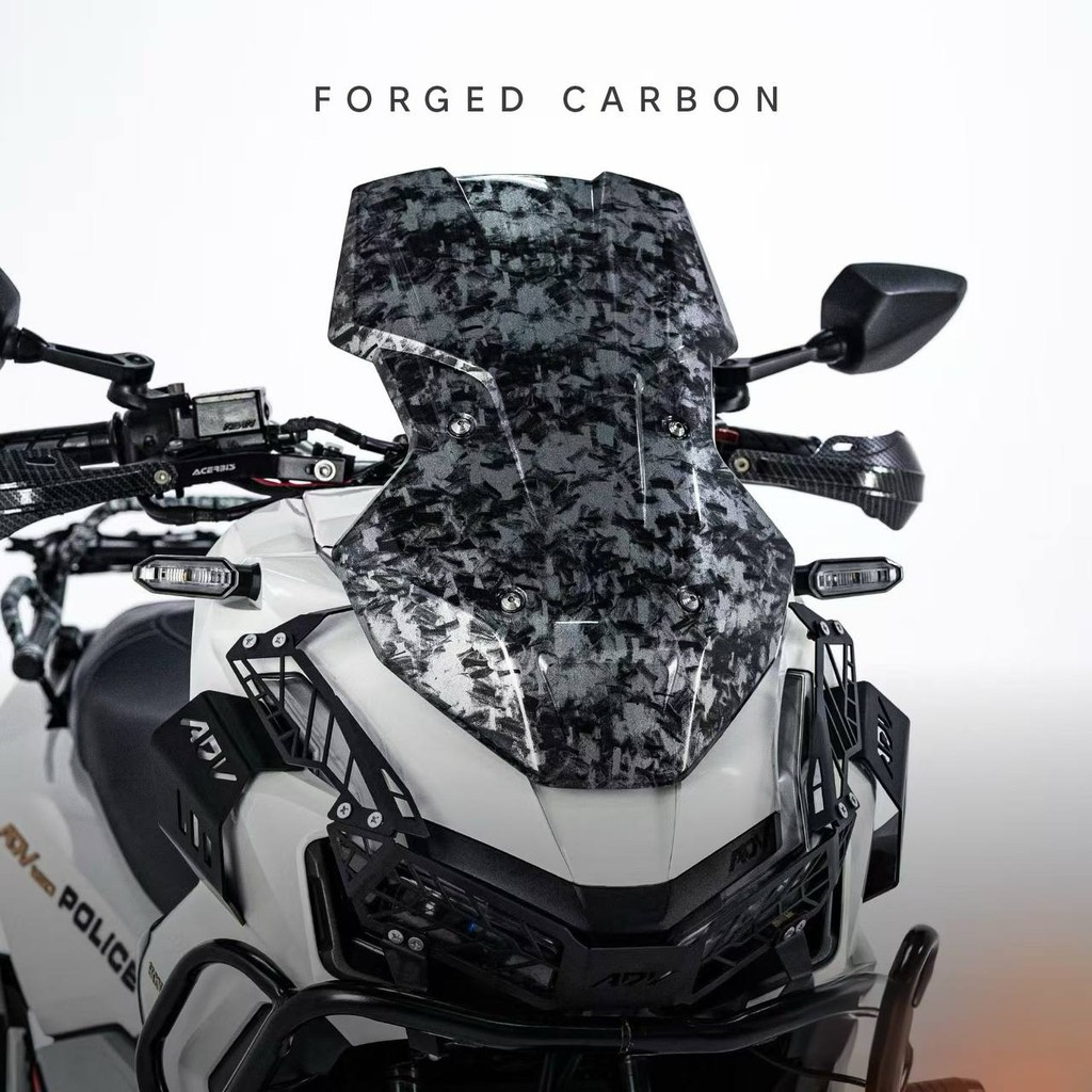 WINDSHIELD 274 ADV150 ADV160 50CM FORGED WHITE FORGED BLACK FORGED ...