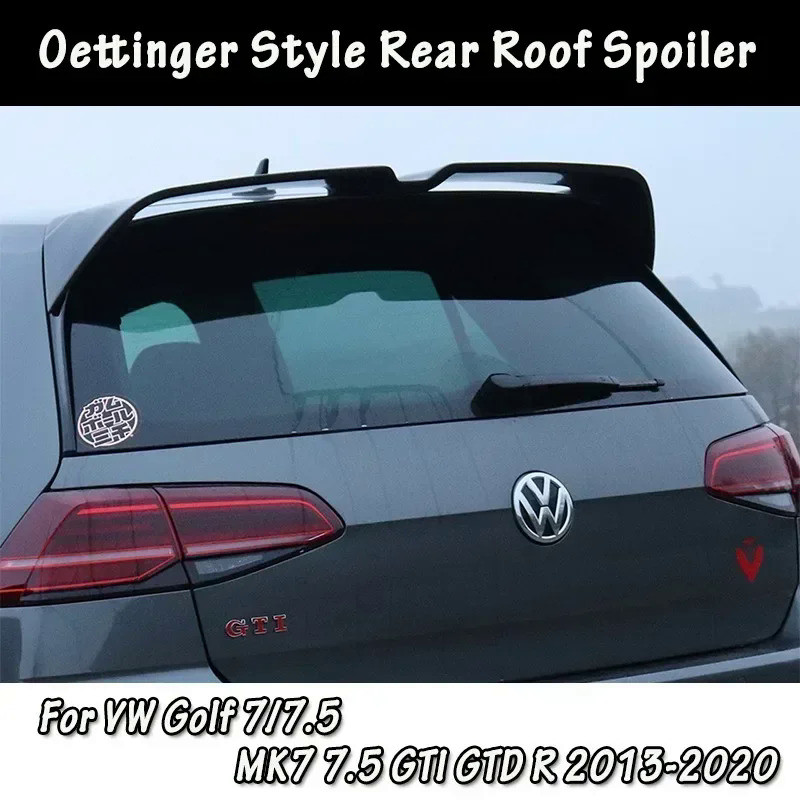 Rear Roof Lip Spoiler Wing For VW Golf 7 7.5 MK7 7.5 GTI GTD R ...