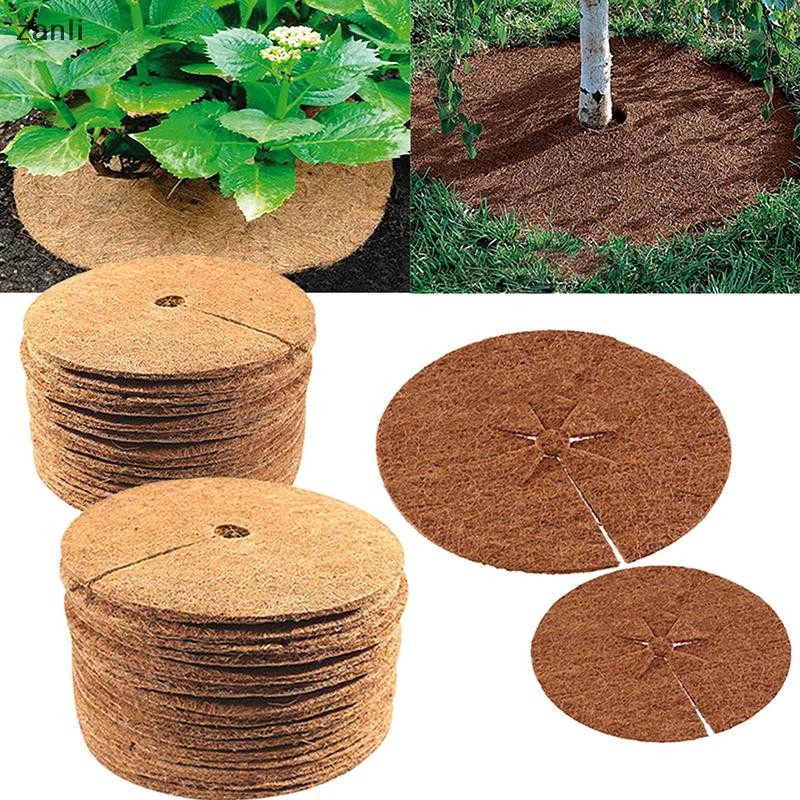 MY 5pcs Coconut Shell Fiber Plant Anti-weed Mat Potted Soil ...