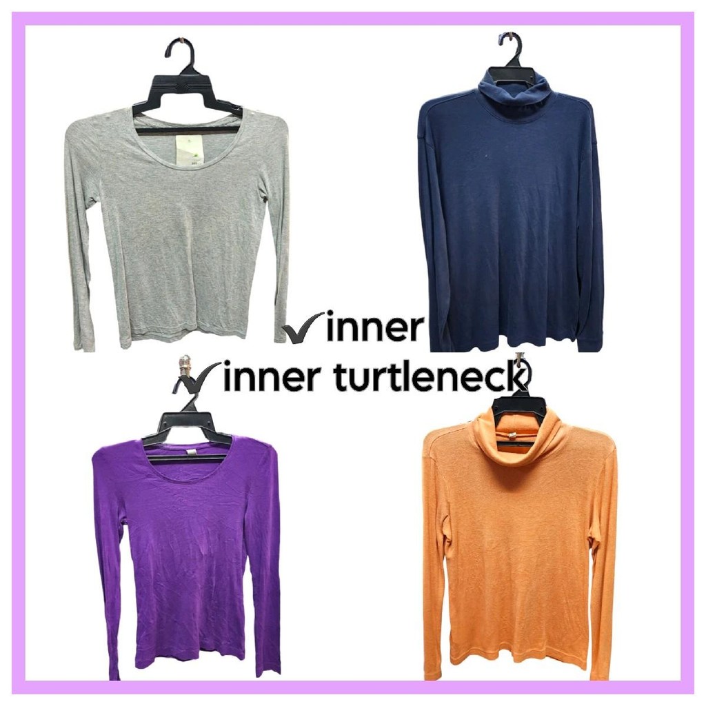 Baju inner / inner turtleneck bundle innerwear (1 pc) | Shopee Malaysia