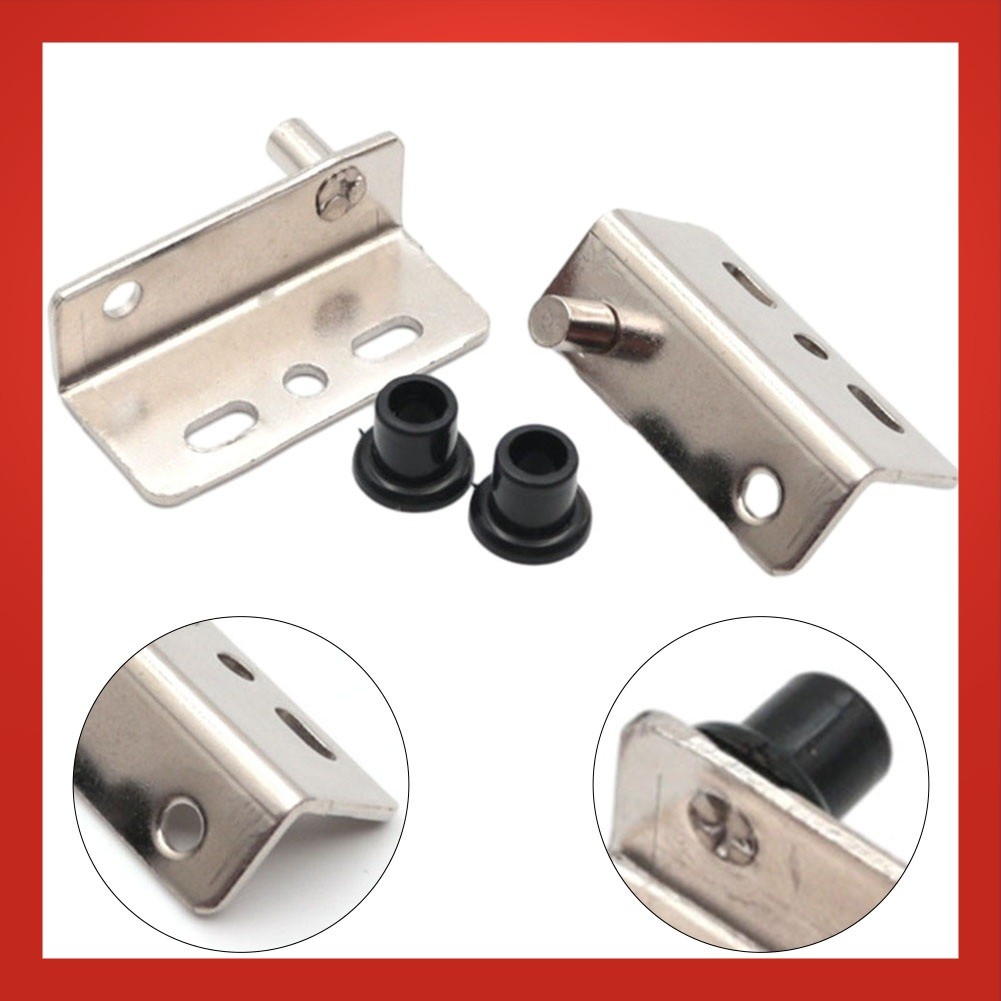 [BTSL] 2pcs Pivot Hinges Silver Heavy Duty Concealed Shaft Door Hinges ...