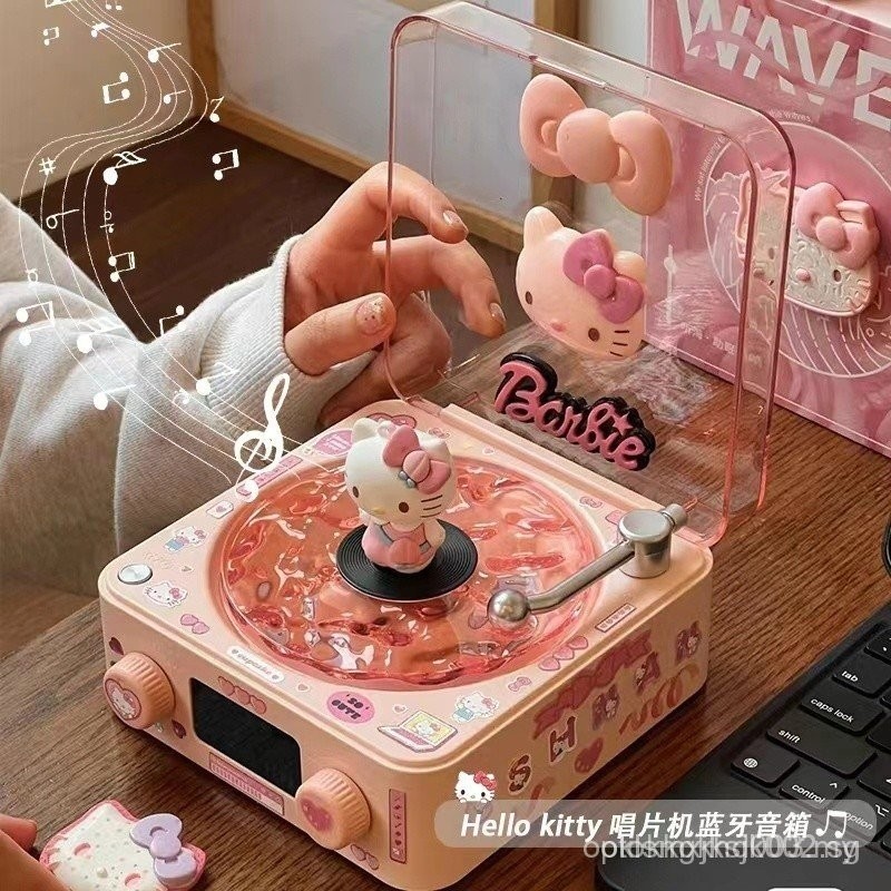 hellokitty Bluetooth Audio Jukebox Small Cute Niche KT Cat Speaker ...