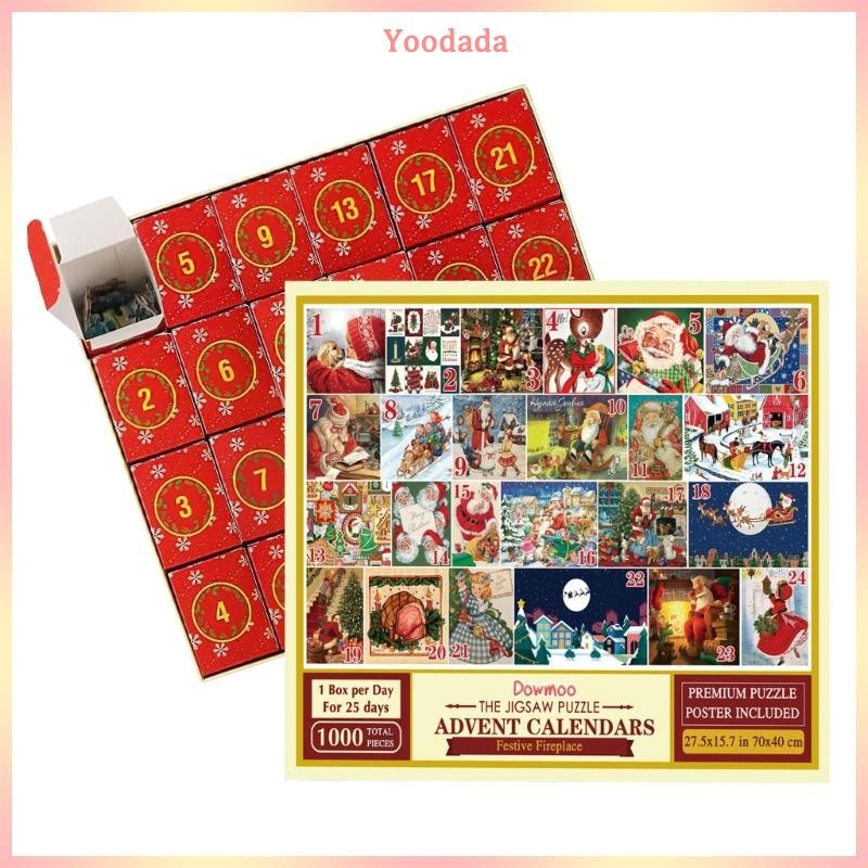 Yoo Christmas Advent Calendar 2024 24 Days Paper Jigsaw Puzzles ...