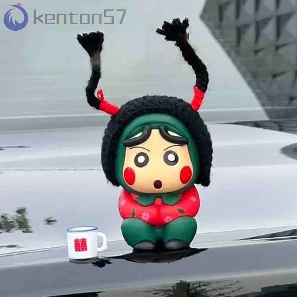 KENTON Crayon Shin-Chan Figure, Wearing Braids Side Lying Shinnosuke ...