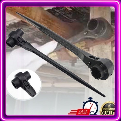 TWO-Way SCAFFOLDING RATCHET WRENCH 尖尾扳手 Scaffold Spanner Wrench 17x19 ...