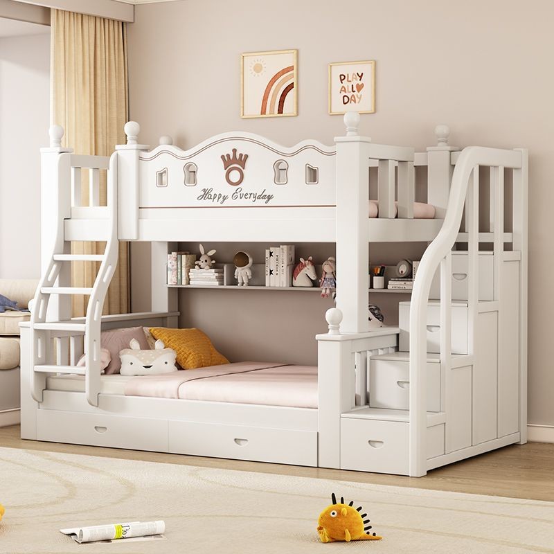 Plush and Sales】Bed Low 【SG Bunk Solid Plusha High Children's Two-Layer ...