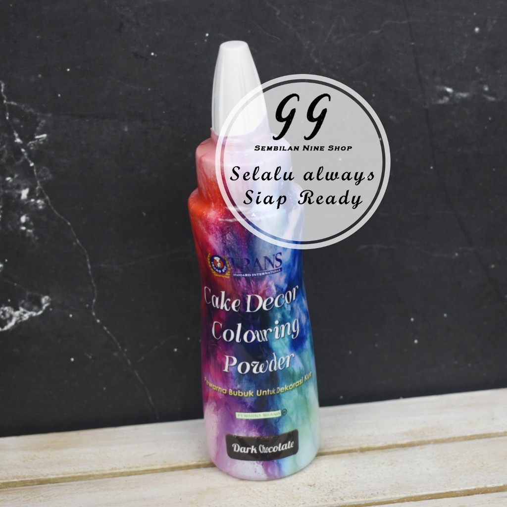 Trans Coloring POWDER Dark CHOCOLATE Cake Decor Coloring POWDER Cake ...